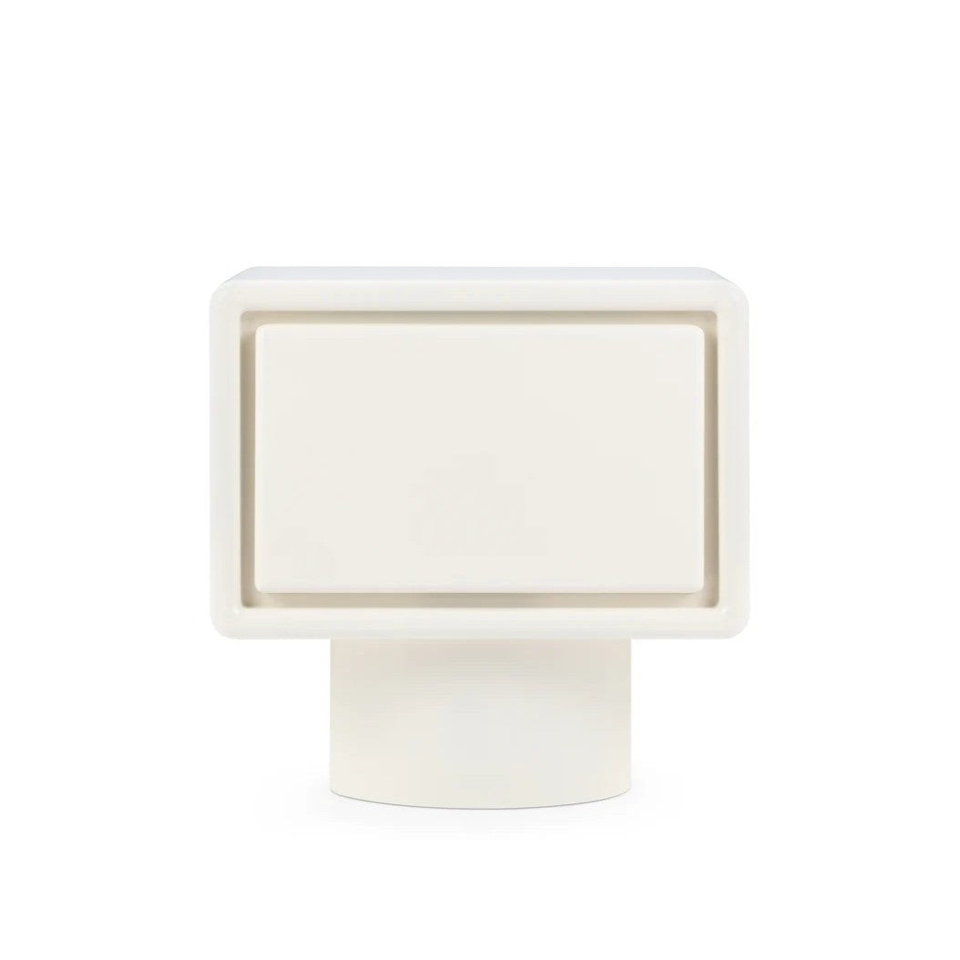 White Minimalistic Night Stand – KAITLYN WOLFE