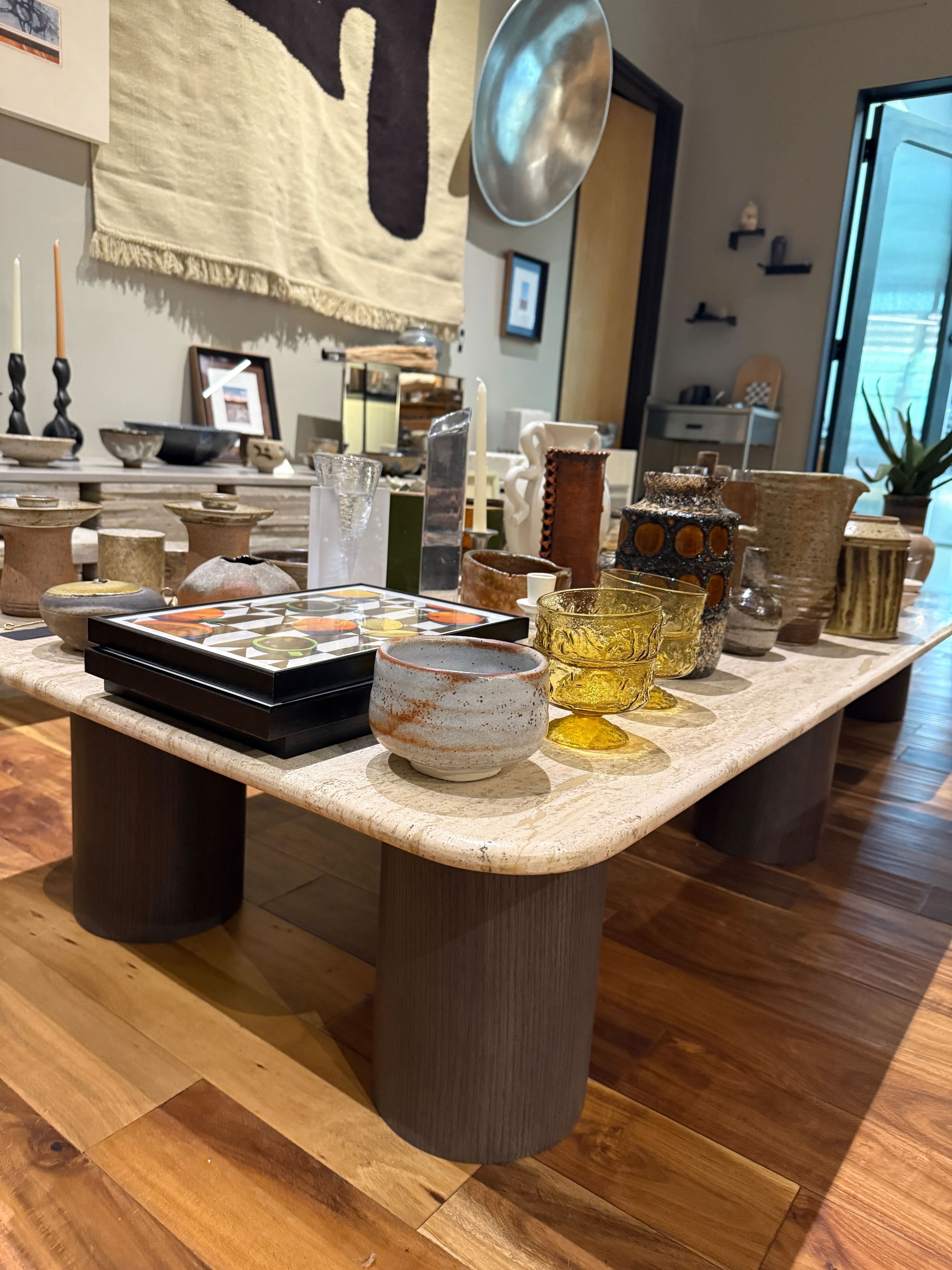 Custom Travertine Coffee Table – KAITLYN WOLFE